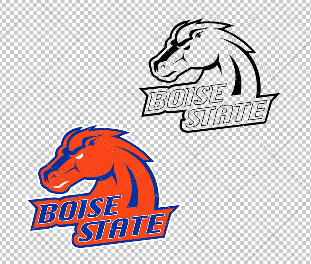 boise state university coloring pages