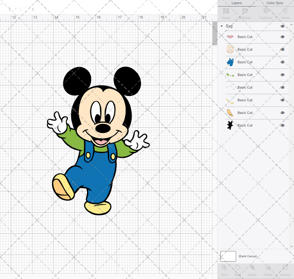 Baby Mickey Mouse, Svg, Dxf, Eps, Png - SvgShopArt