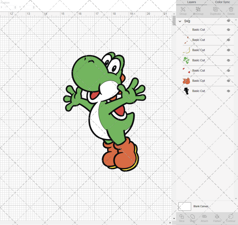 Yoshi - Super Mario Bros, Svg, Dxf, Eps, Png - SvgShopArt