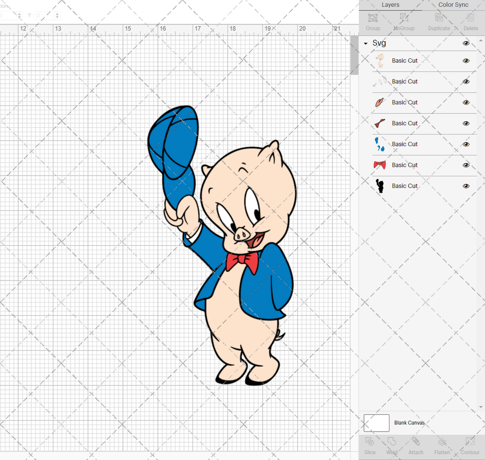 Porky Pig - Looney Tunes, Svg, Dxf, Eps, Png – SvgShopArt