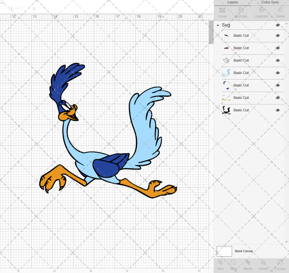 Road Runner - Looney Tunes 003, Svg, Dxf, Eps, Png - SvgShopArt