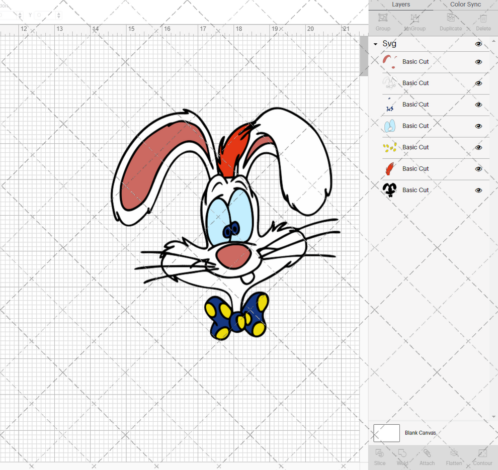 Roger Rabbit - Who Framed Roger Rabbit 002, Svg, Dxf, Eps, Png - SvgShopArt