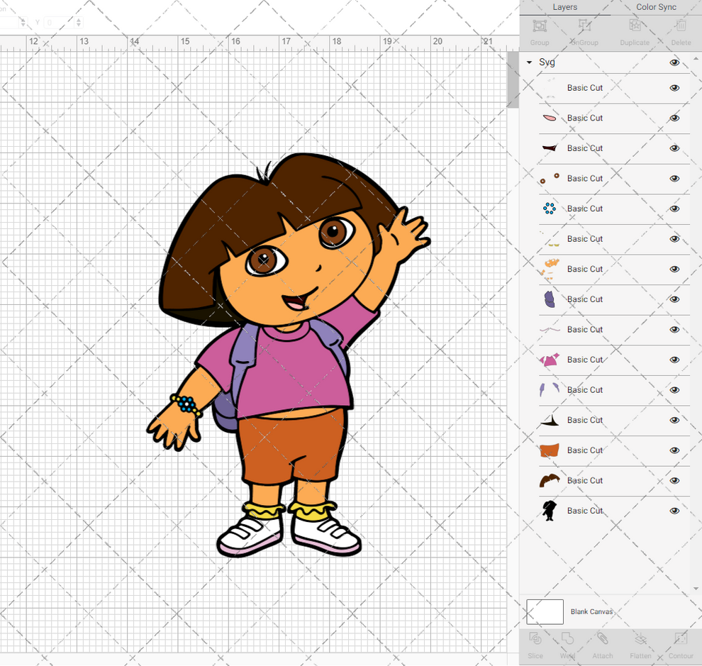 Dora - Dora the Explorer, Svg, Dxf, Eps, Png - SvgShopArt