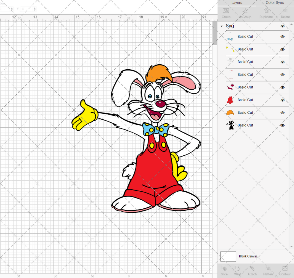 Roger Rabbit - Who Framed Roger Rabbit, Svg, Dxf, Eps, Png - SvgShopArt