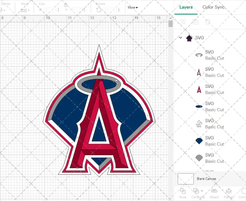 Los Angeles Angels Alternate 2002, Svg, Dxf, Eps, Png - SvgShopArt