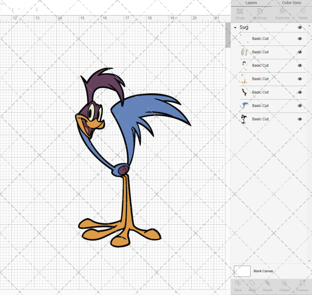 Road Runner - Looney Tunes, Svg, Dxf, Eps, Png - SvgShopArt