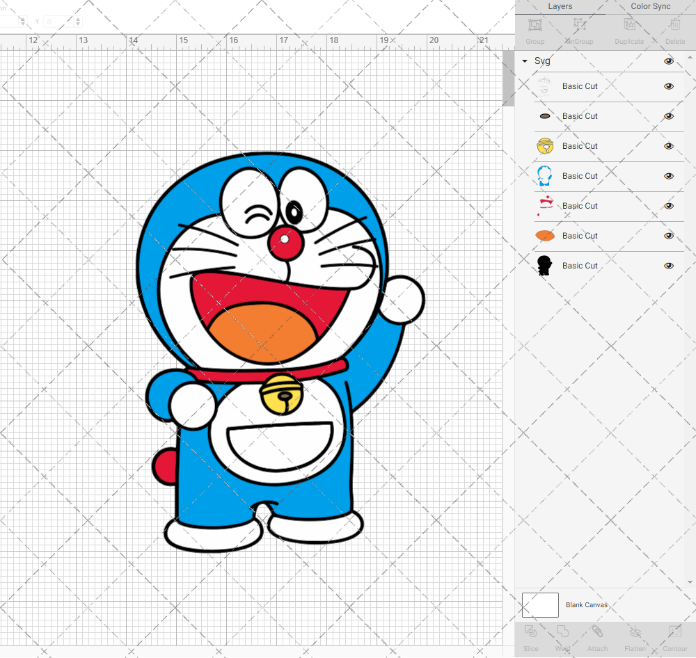 Doraemon, Svg, Dxf, Eps, Png - SvgShopArt