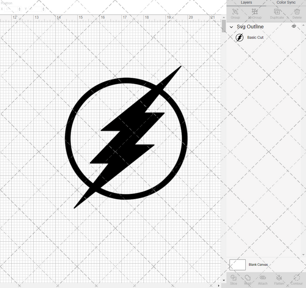 The Flash Logo, Svg, Dxf, Eps, Png - SvgShopArt