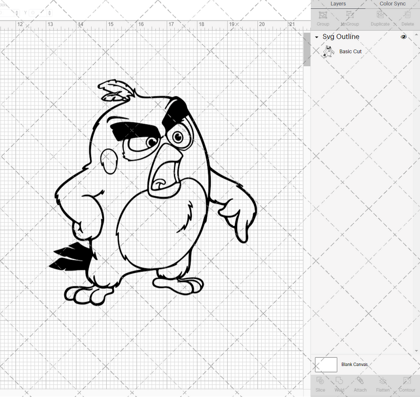 Red - The Angry Birds, Svg, Dxf, Eps, Png – SvgShopArt