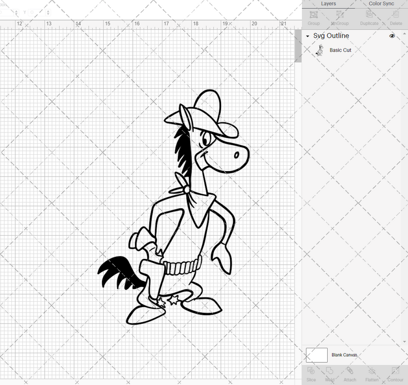 Quick Draw McGraw, Svg, Dxf, Eps, Png - SvgShopArt