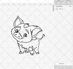 Pua - Moana, Svg, Dxf, Eps, Png - SvgShopArt