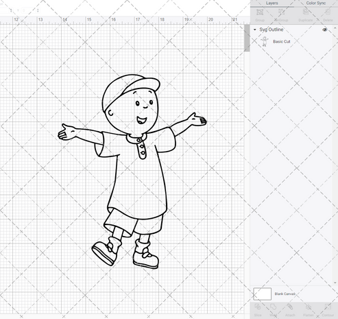 Caillou, Svg, Dxf, Eps, Png - SvgShopArt