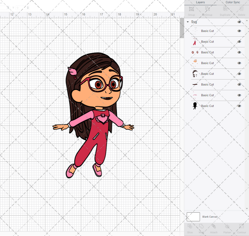 Amaya - PJ Masks, Svg, Dxf, Eps, Png - SvgShopArt