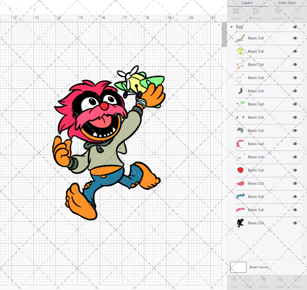 Animal - Muppet Babies, Svg, Dxf, Eps, Png - SvgShopArt