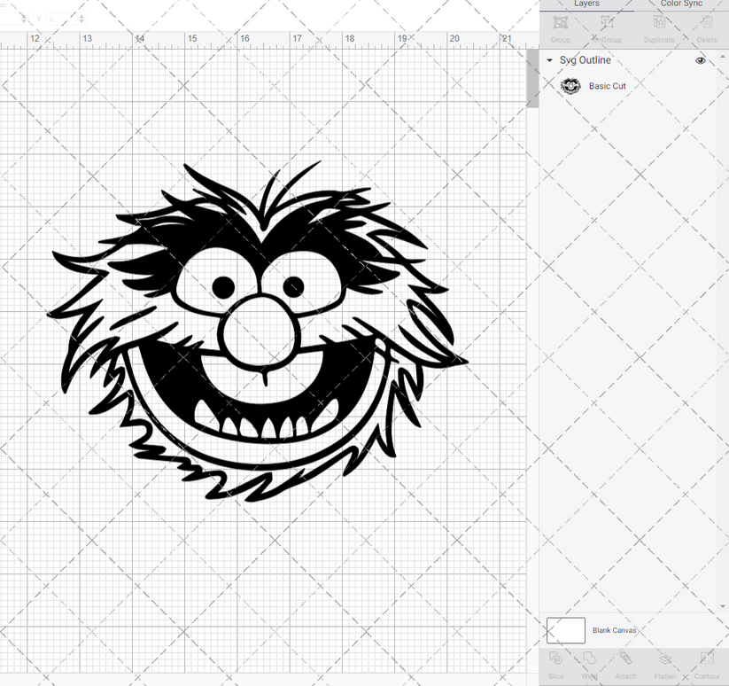 Animal - The Muppet, Svg, Dxf, Eps, Png - SvgShopArt