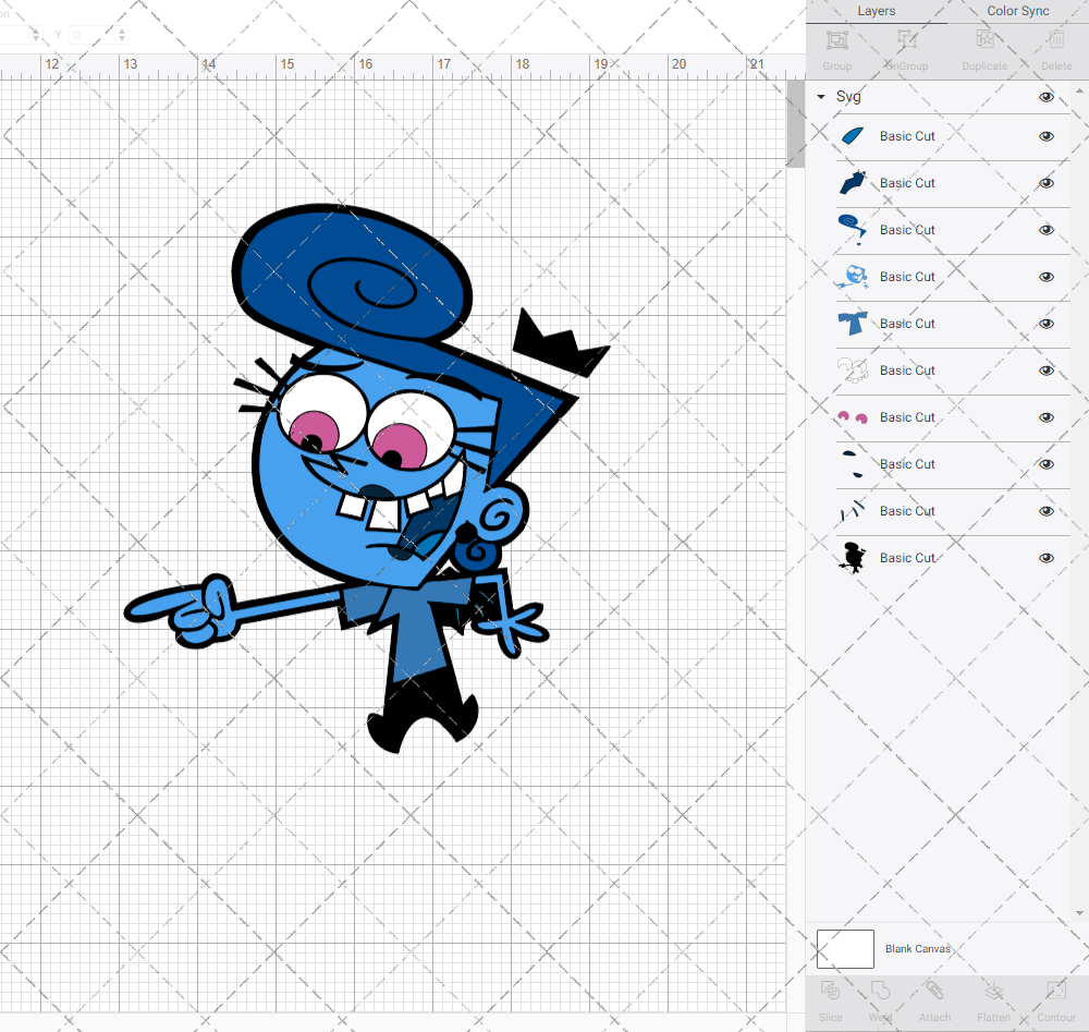 Anti-Wanda - The Fairly Odd Parents, Svg, Dxf, Eps, Png - SvgShopArt