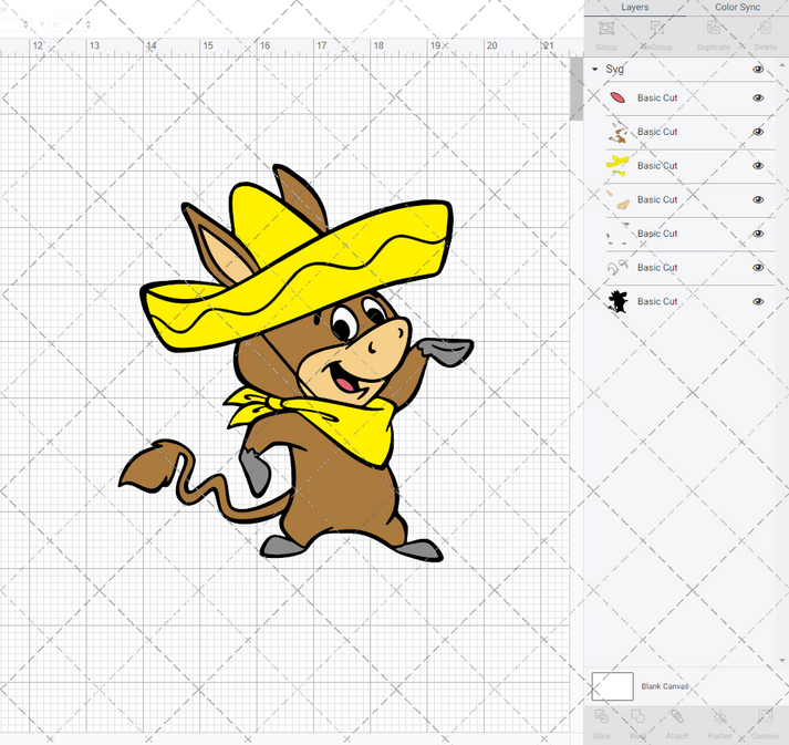 Baba Looey - Quick Draw McGraw, Svg, Dxf, Eps, Png - SvgShopArt