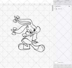 Babs Bunny - Tiny Toon Adventures, Svg, Dxf, Eps, Png - SvgShopArt