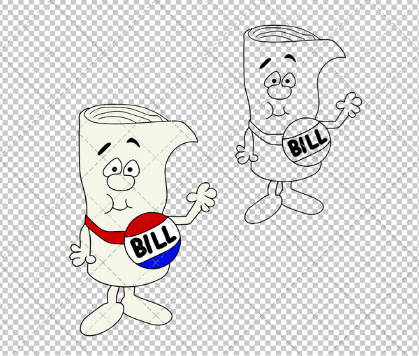 Bill - Schoolhouse Rock, Svg, Dxf, Eps, Png - SvgShopArt
