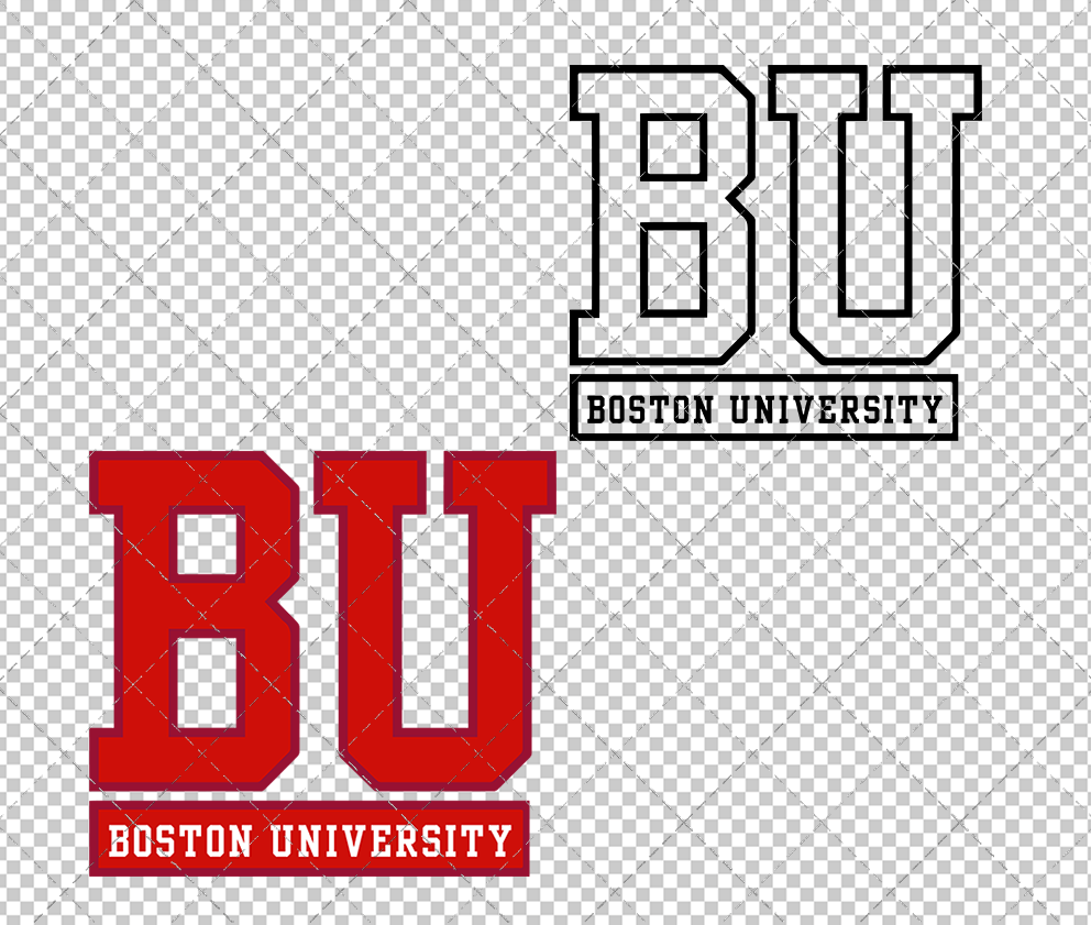 Boston University Terriers Alternate 2015 003, Svg, Dxf, Eps, Png ...