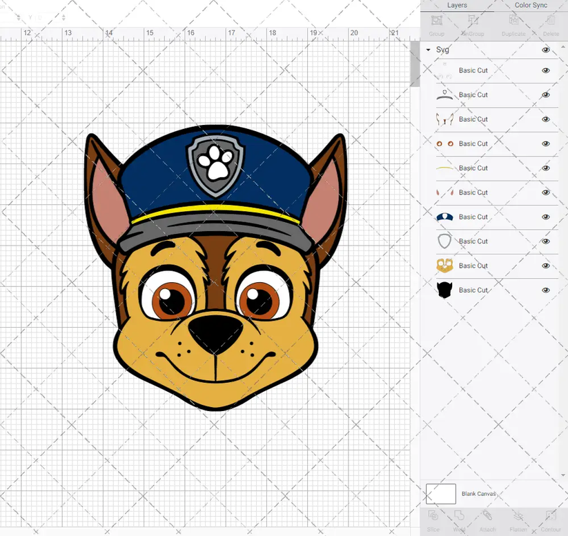 Chase - Paw Patrol, Svg, Dxf, Eps, Png - SvgShopArt