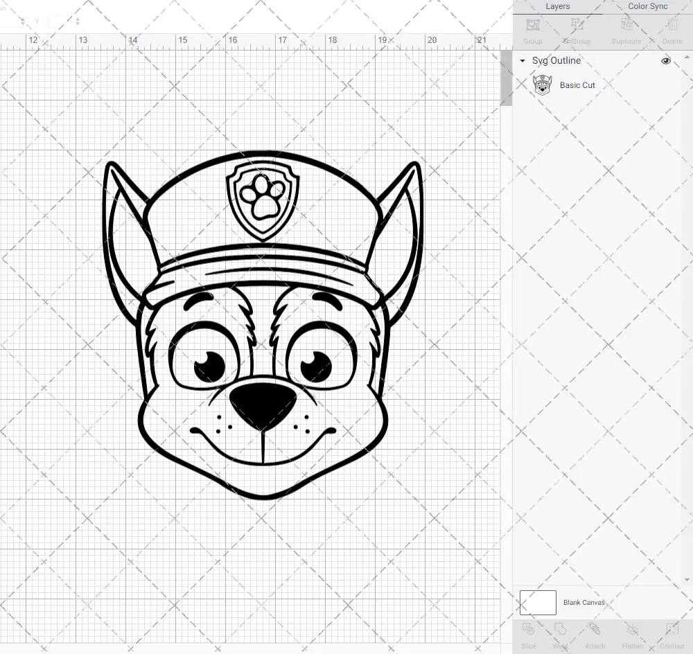 Chase - Paw Patrol, Svg, Dxf, Eps, Png - SvgShopArt