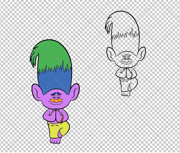 Creek - Trolls, Svg, Dxf, Eps, Png - SvgShopArt