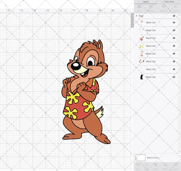 Dale - Rescue Rangers, Svg, Dxf, Eps, Png - SvgShopArt