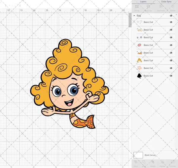 Deema - Bubble Guppies, Svg, Dxf, Eps, Png - SvgShopArt