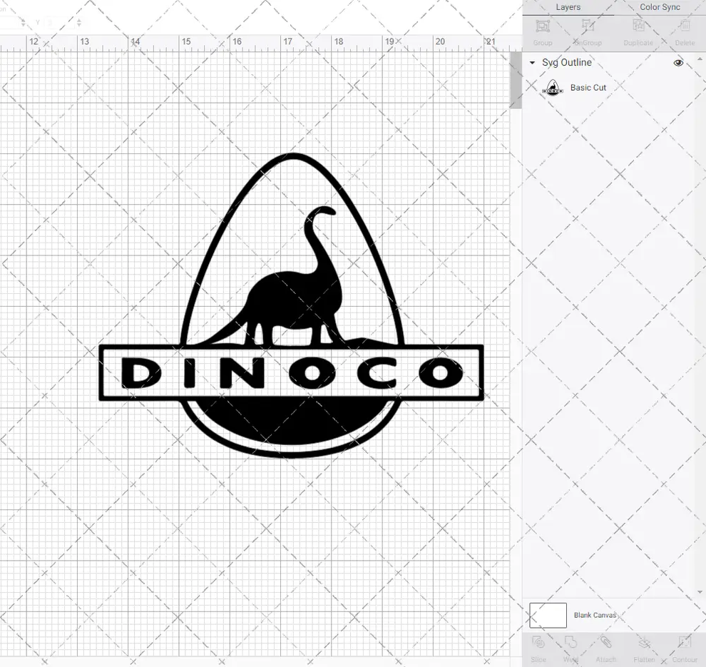 Dinoco Logo, Svg, Dxf, Eps, Png - SvgShopArt