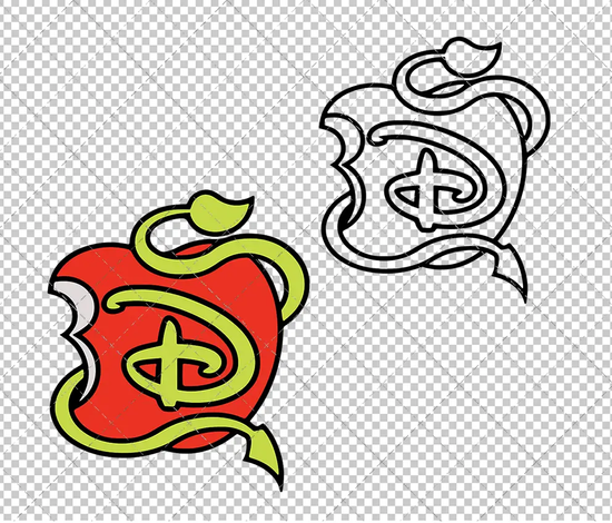 Disney Descendants Logos, Svg, Dxf, Eps, Png - SvgShopArt