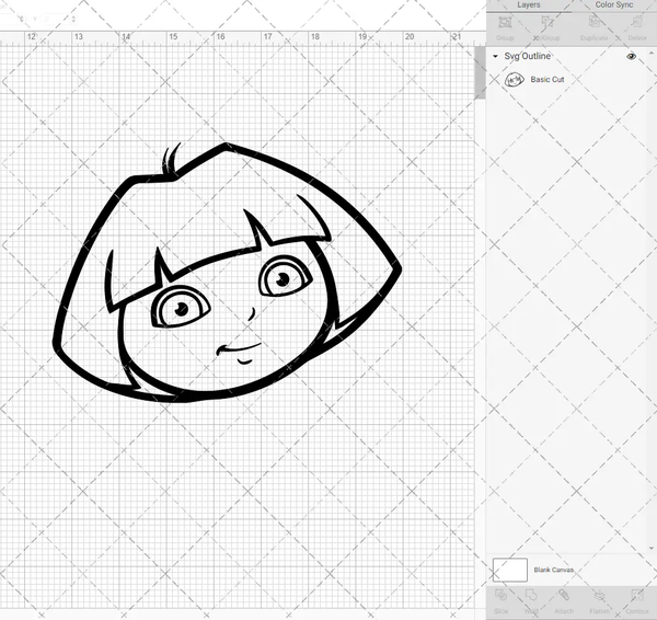 Dora - Dora the Explorer 002, Svg, Dxf, Eps, Png - SvgShopArt