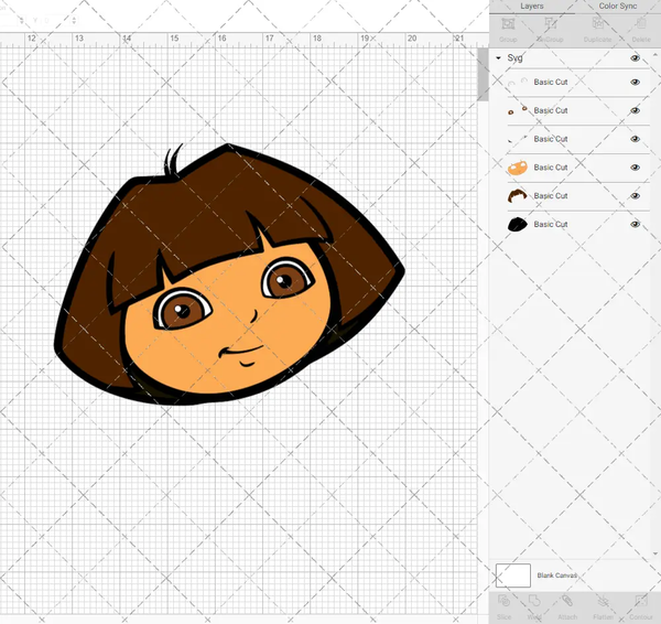 Dora - Dora the Explorer 002, Svg, Dxf, Eps, Png - SvgShopArt