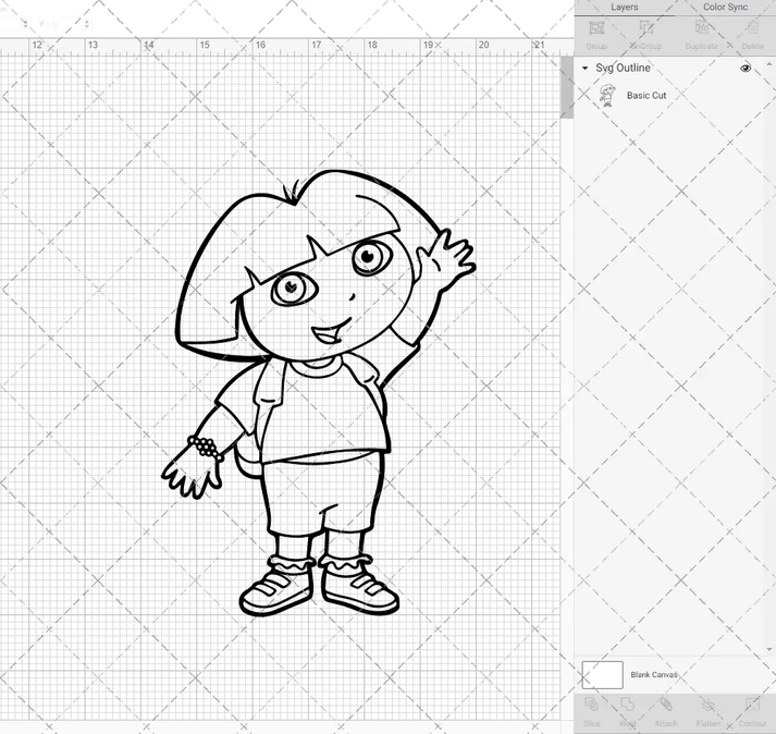 Dora - Dora the Explorer, Svg, Dxf, Eps, Png - SvgShopArt