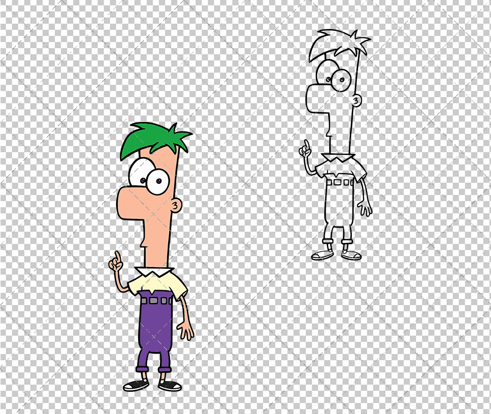Ferb Fletcher Phineas And Ferb 002 Svg Dxf Eps Png Svgshopart