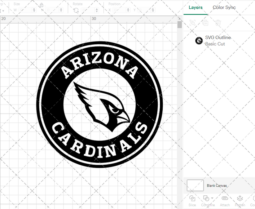 Arizona Cardinals Circle 2005 003, Svg, Dxf, Eps, Png - SvgShopArt