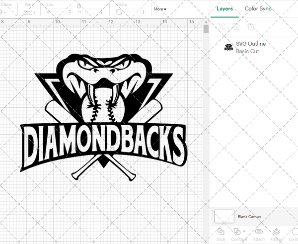 Arizona Diamondbacks Concept 2016 002, Svg, Dxf, Eps, Png - SvgShopArt