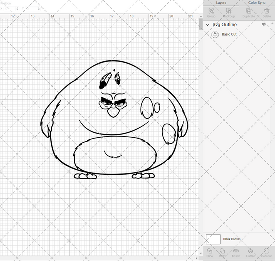 Terence - The Angry Birds, Svg, Dxf, Eps, Png - SvgShopArt