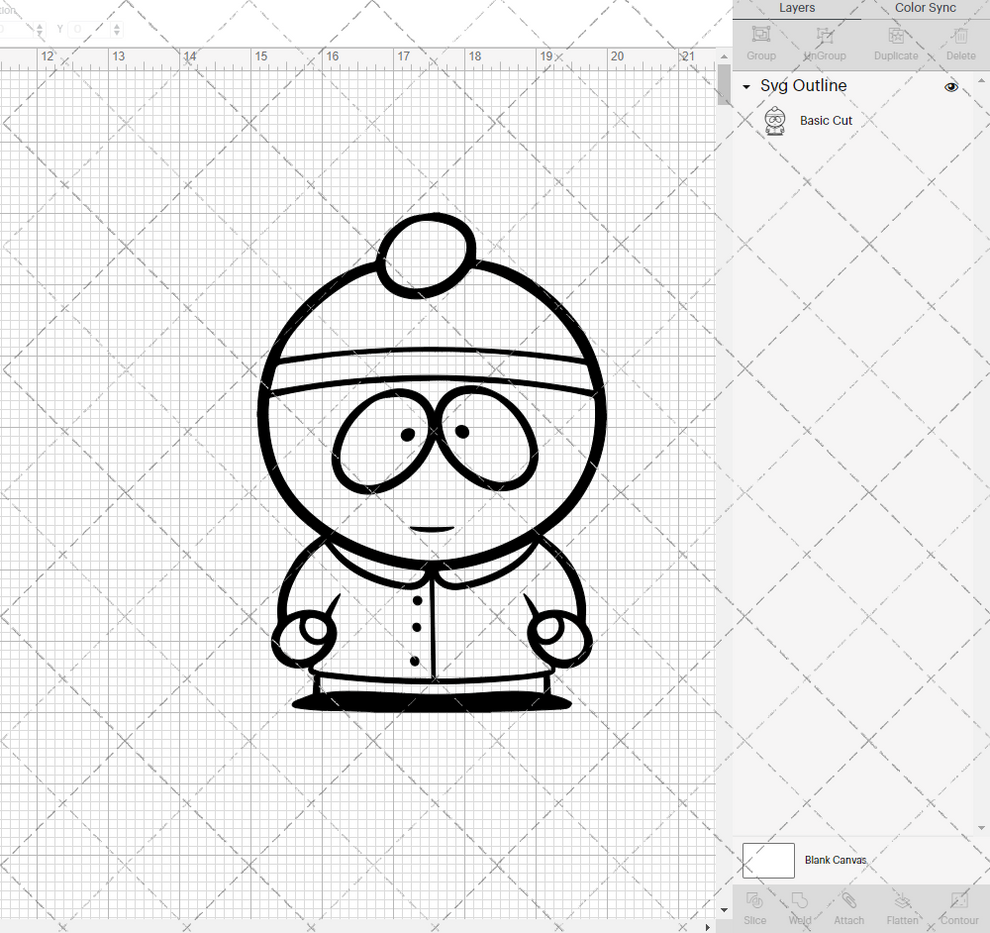 Stan Marsh - South Park, Svg, Dxf, Eps, Png - SvgShopArt