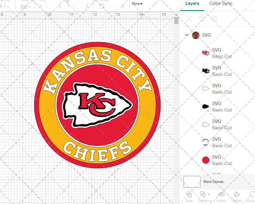 Kansas City Chiefs Circle 1972, Svg, Dxf, Eps, Png - SvgShopArt