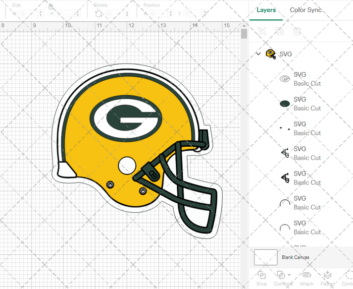 Green Bay Packers Helmet 2006, Svg, Dxf, Eps, Png - SvgShopArt