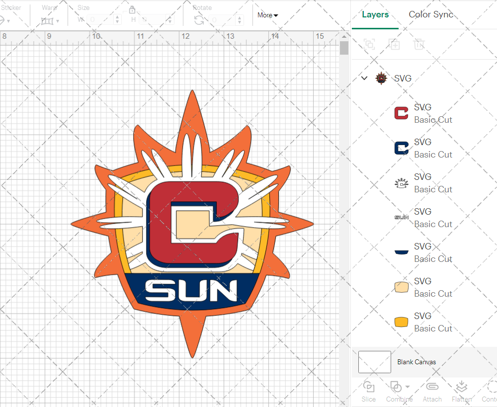 Connecticut Sun Alternate 2015, Svg, Dxf, Eps, Png - SvgShopArt