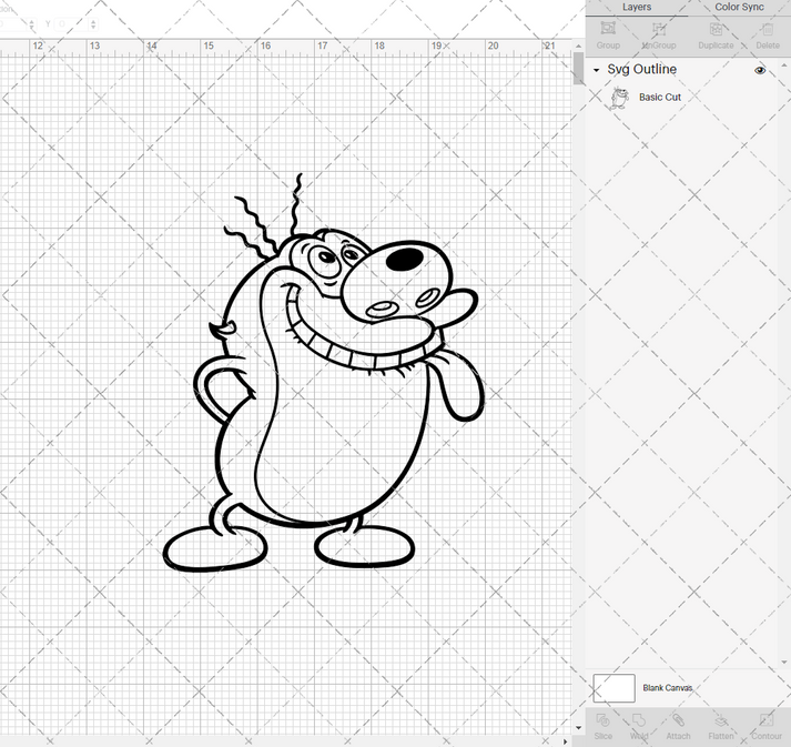 Stimpy - Ren and Stimpy, Svg, Dxf, Eps, Png - SvgShopArt