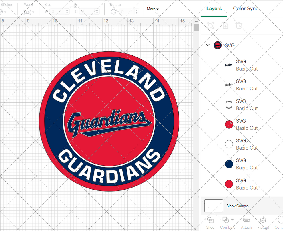 Cleveland Guardians Circle 2022 002, Svg, Dxf, Eps, Png - SvgShopArt