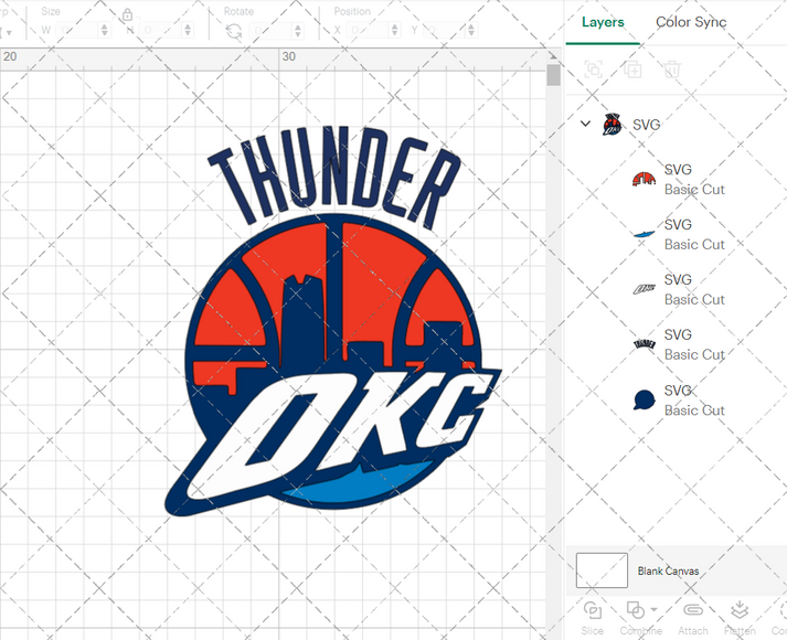 Oklahoma City Thunder Concept 2008 008, Svg, Dxf, Eps, Png - SvgShopArt