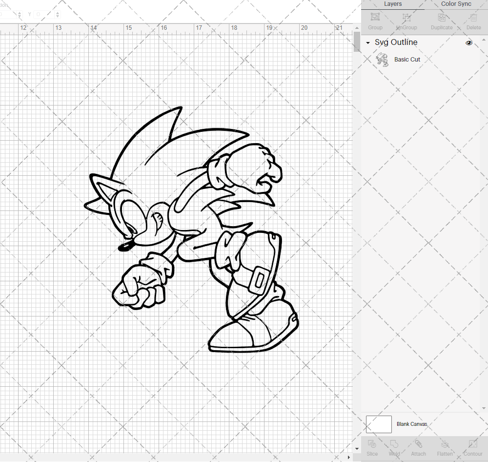 Sonic the Hedgehog 007, Svg, Dxf, Eps, Png - SvgShopArt