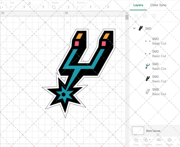 San Antonio Spurs Fiesta 2018, Svg, Dxf, Eps, Png - SvgShopArt