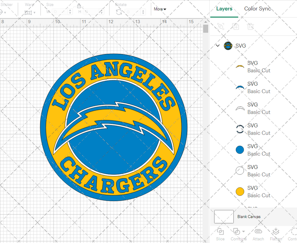 Los Angeles Chargers Circle 2020 002, Svg, Dxf, Eps, Png - SvgShopArt