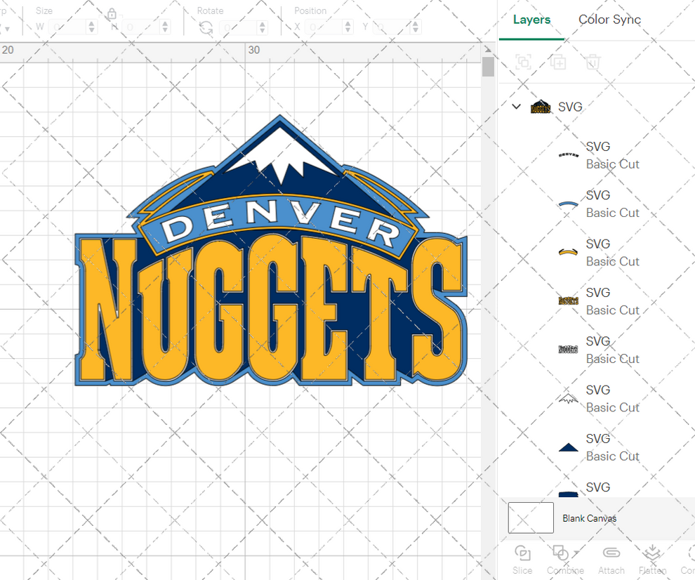 Denver Nuggets 2008, Svg, Dxf, Eps, Png - SvgShopArt