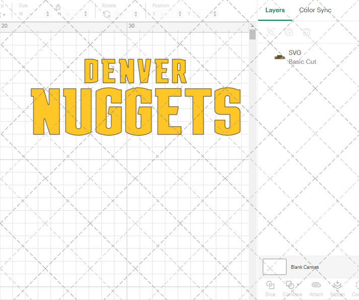 Denver Nuggets Wordmark 2018 002, Svg, Dxf, Eps, Png - SvgShopArt